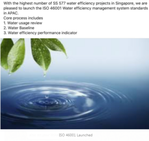 ISO 46001 WATER EFFICIENCY MANAGEMENT SYSTEM. - ISO Saudi Arabia